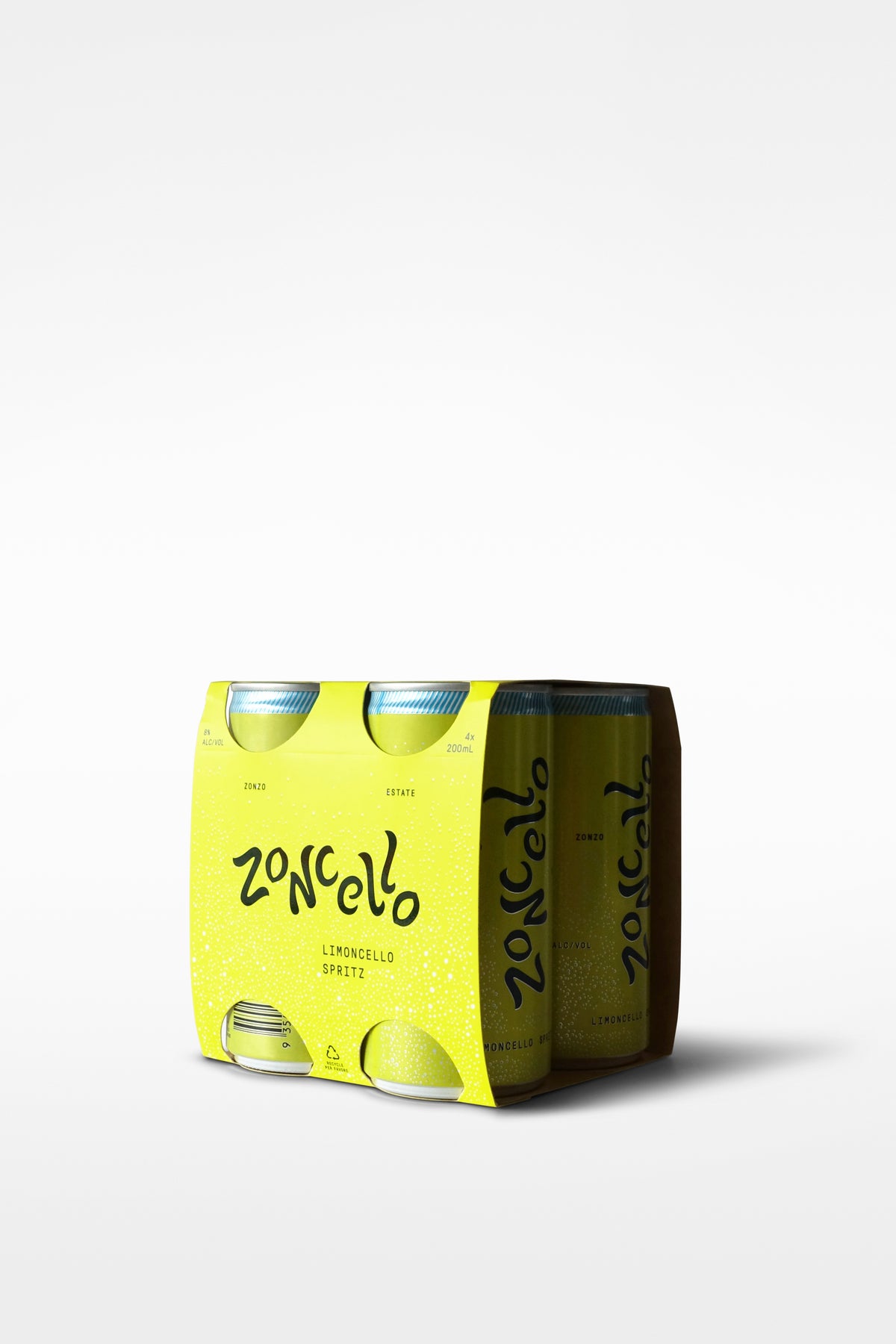 Zonzo Zoncello Limoncello Spritz Cans 200ml 4 pack | By The Bottle