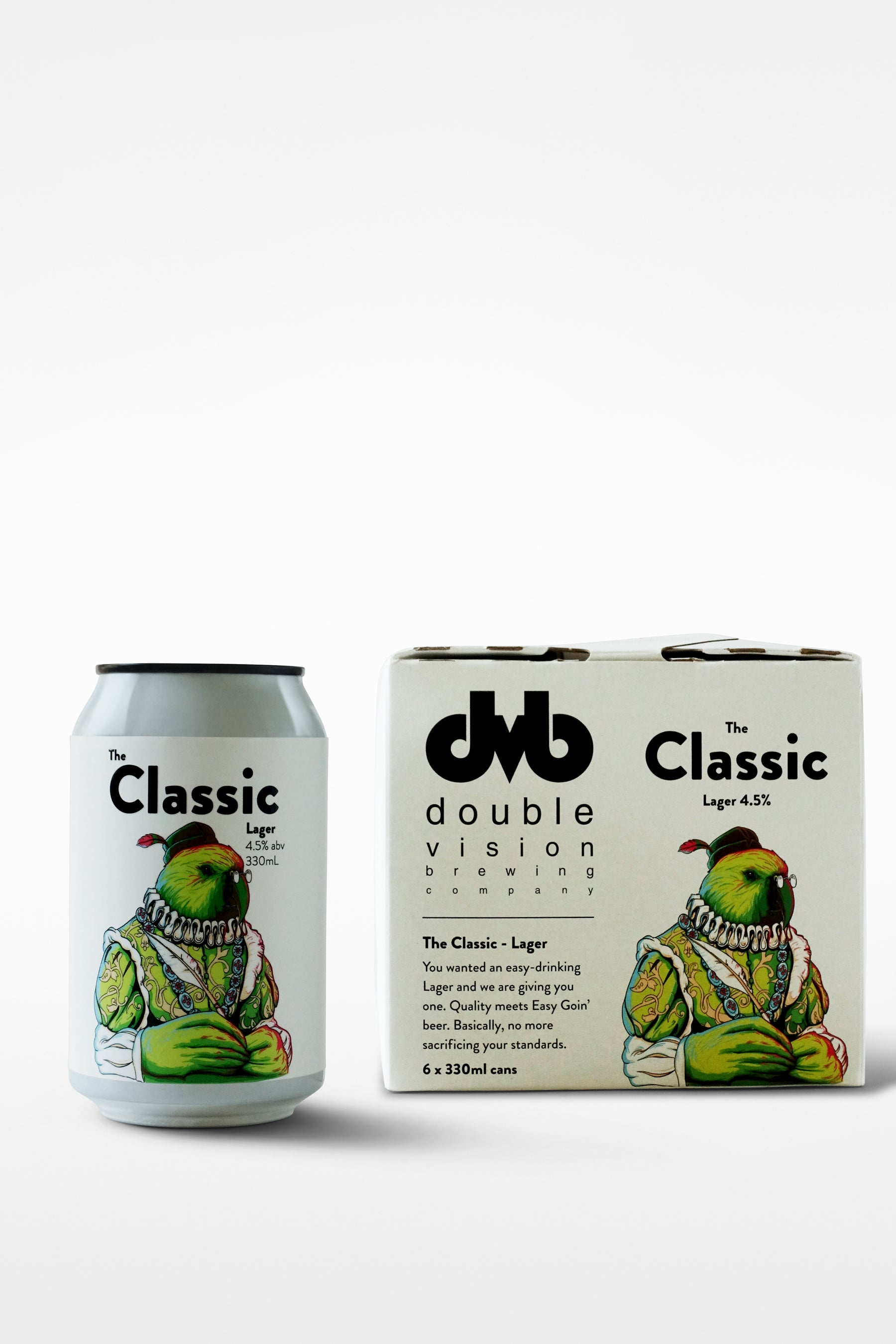 Double Vision Brewing Company The Classic Lager 330ml 6 Pack – By The ...